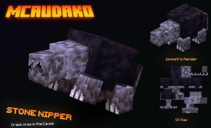 STONE NIPPER (Custom Made Minecraft Mob) by FunnyDerpyTv on DeviantArt