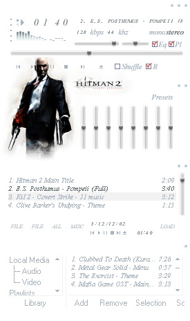 Hitman-The Interface by k-raki by WinampSkinners on DeviantArt