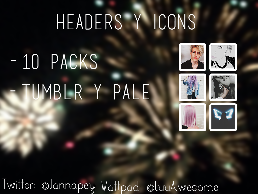 Pack Icons Y Headers by BlessedParadise on DeviantArt