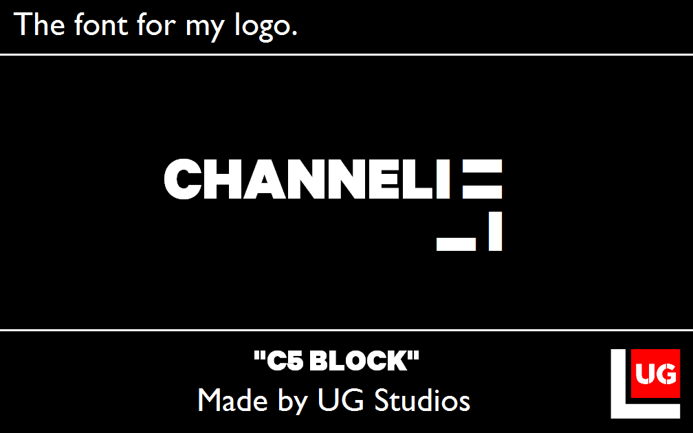 The font for my C5 logo. by MickeyFan123 on DeviantArt