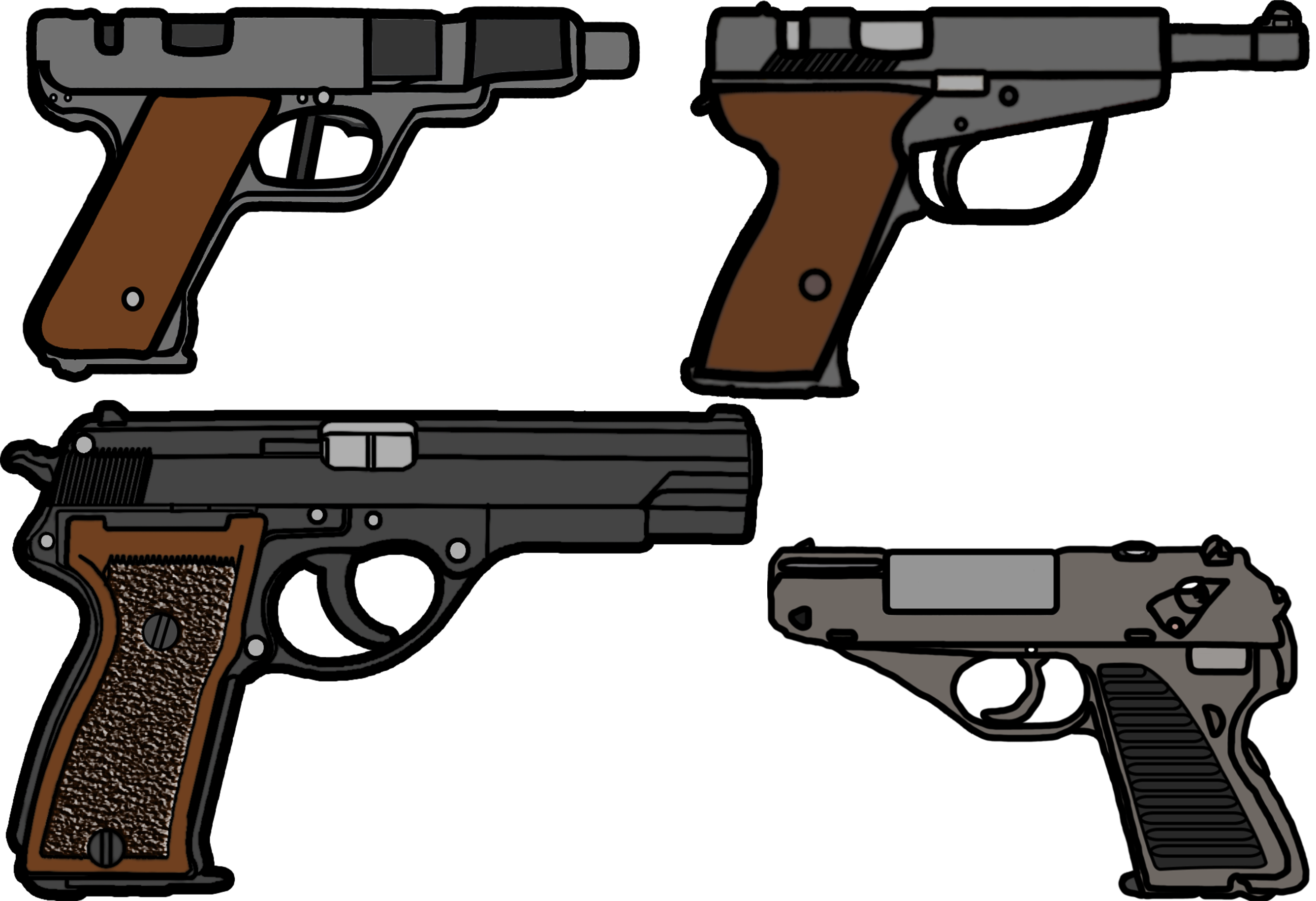 Walfas Weapons Pack: Volkspistole by Elelyan on DeviantArt
