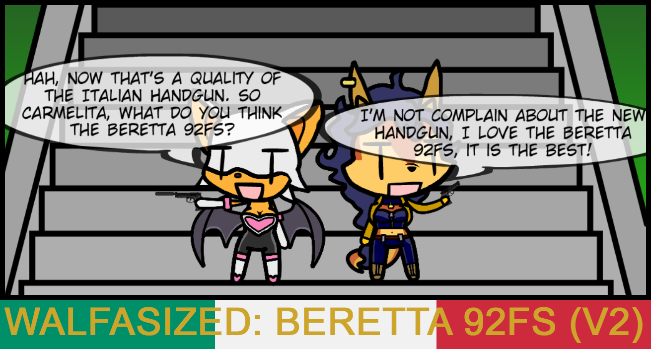 Walfas Weapon: Beretta 92FS (V2) by Elelyan on DeviantArt