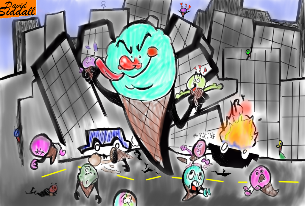 ICE CREAM by DavetheKidCartoonist on DeviantArt