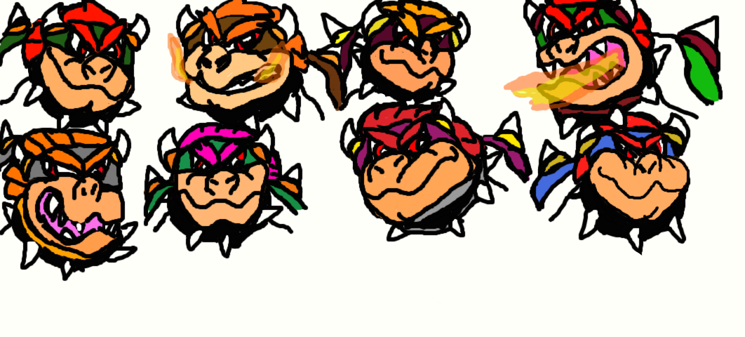 Bowser gang by kingsijsiquwyqyue on DeviantArt