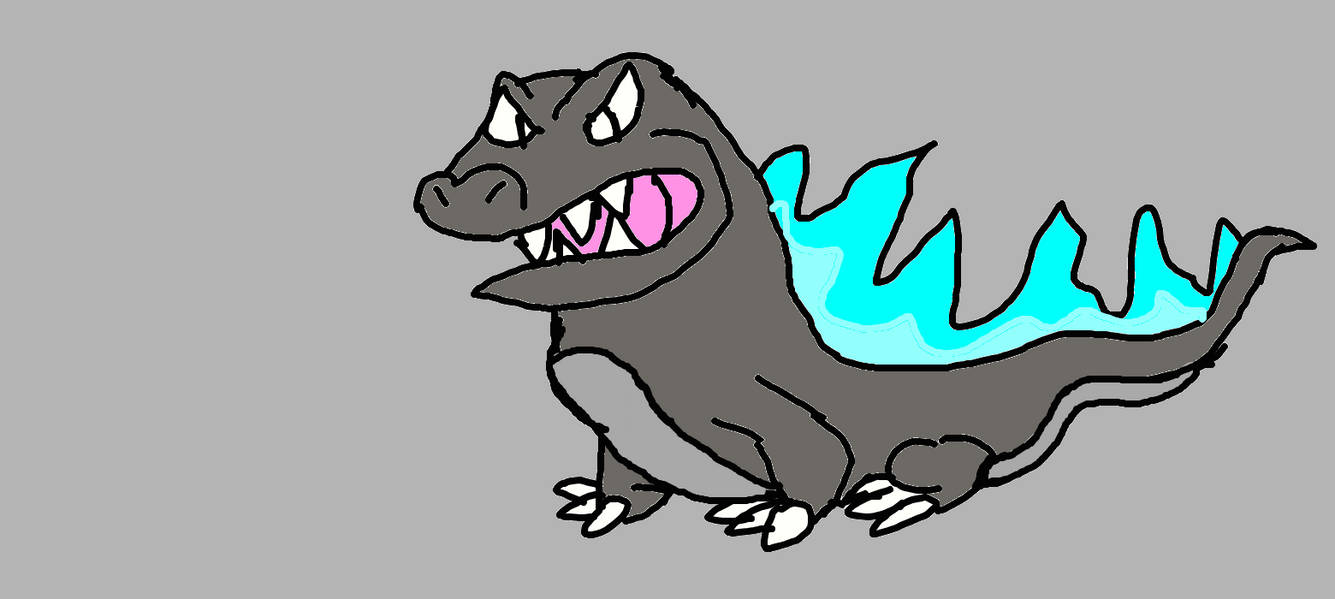 Godzilla as a crocodile by kingsijsiquwyqyue on DeviantArt