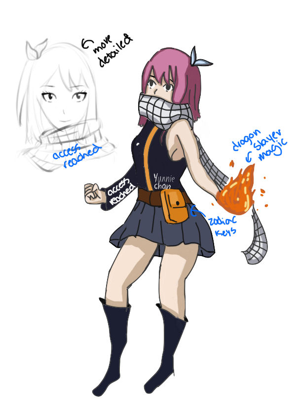 Natsu and Lucy's Daughter by AccessReached on DeviantArt