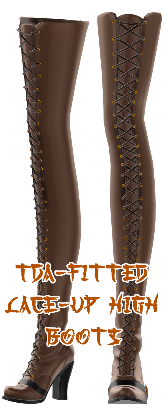 [MMD] nyantarox-based Lace-up High Boots (+dl) by traineeCross on ...