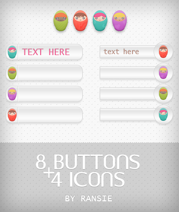 Web Buttons and Web Icons by Ransie3 on DeviantArt