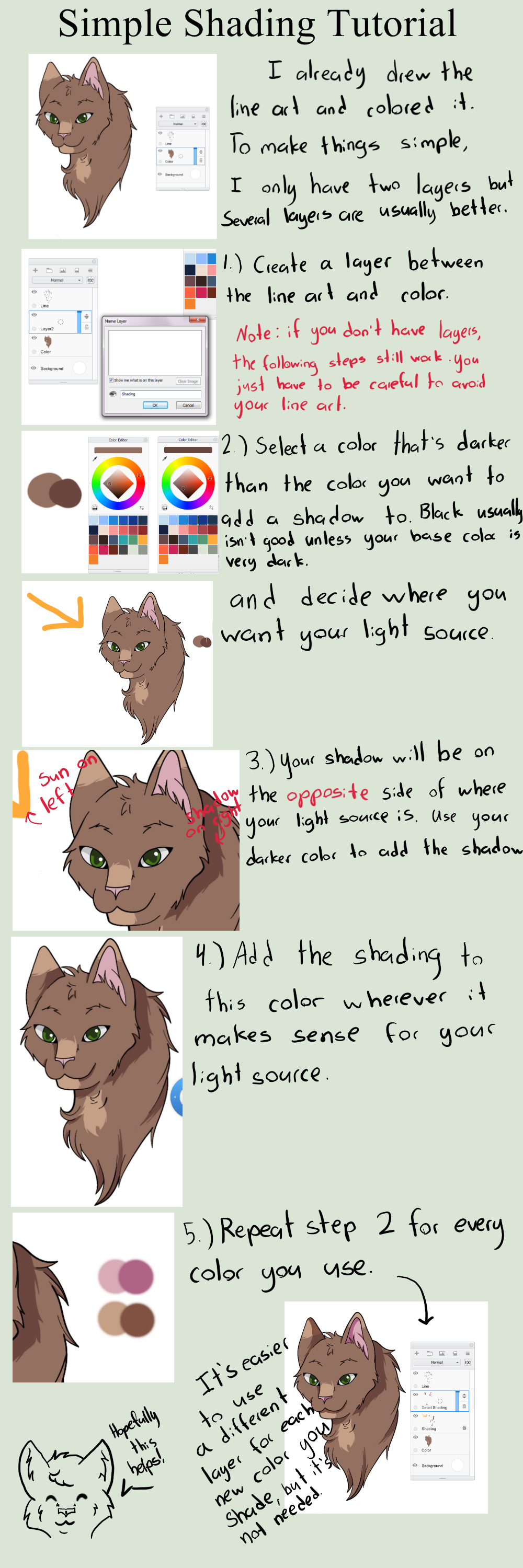 Simple Shading - Tutorial by Dusk-Star17 on DeviantArt