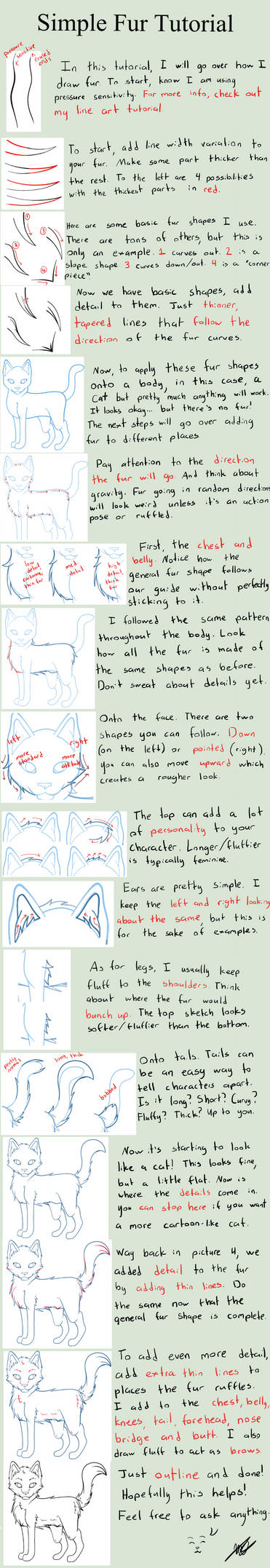 Simple Fur Tutorial by Dusk-Star17 on DeviantArt