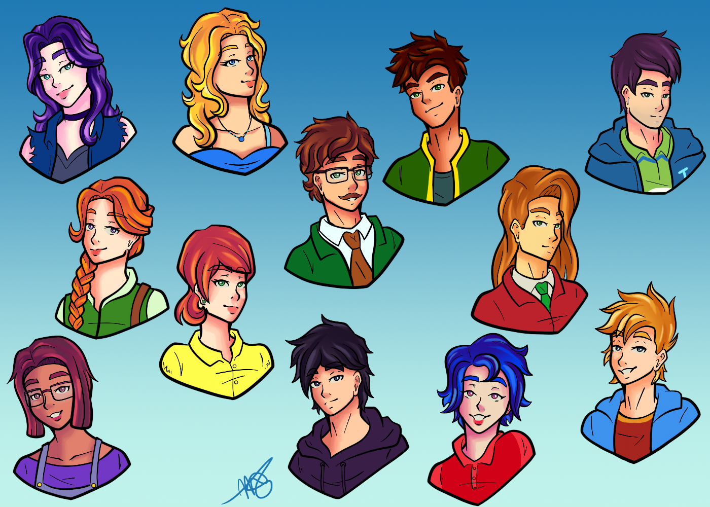 Fourteen Hearts by Dusk-Star17 on DeviantArt