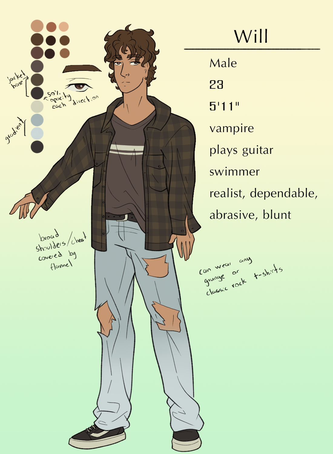 Will OC Ref by Dusk-Star17 on DeviantArt