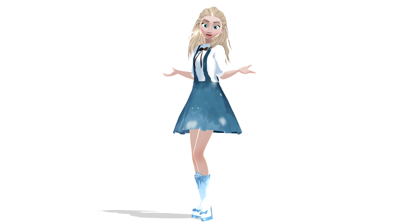 [MMD Model] Elsa (Modern Edit) [DL] by LufiliaMayeh on DeviantArt