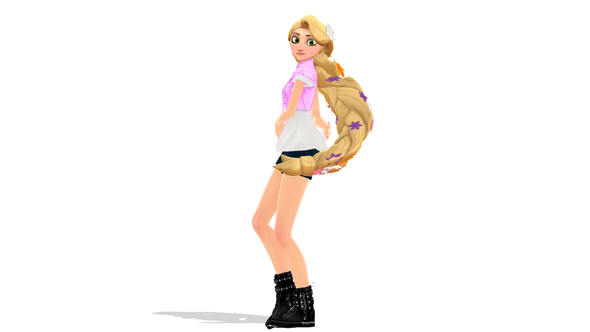 [MMD Model] Rapunzel (Edit) [DL] by LufiliaMayeh on DeviantArt