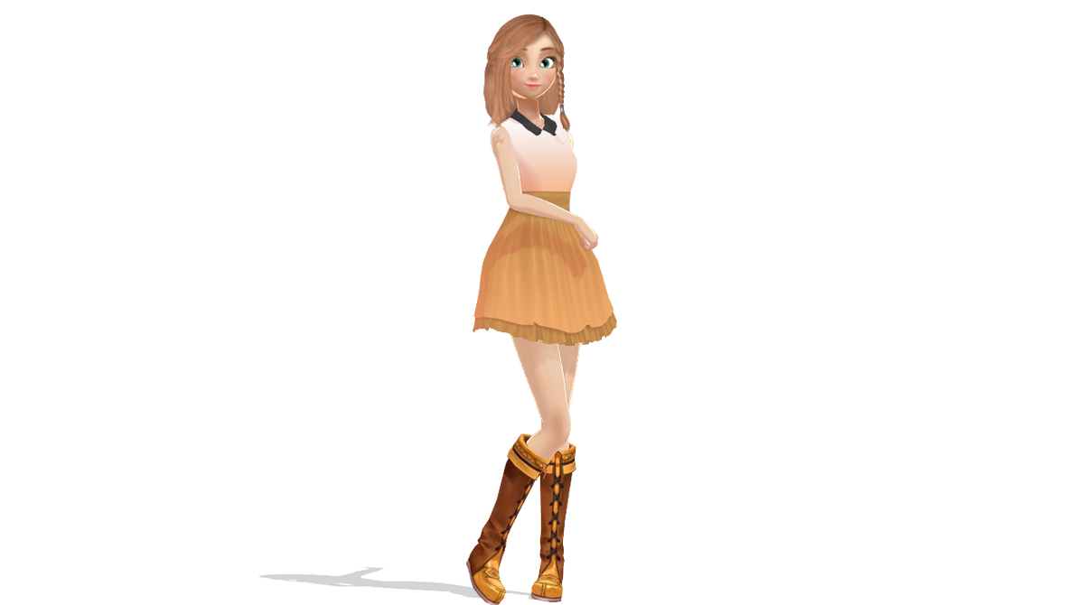 [MMD Model] Anna (Edit) [DL] by LufiliaMayeh on DeviantArt