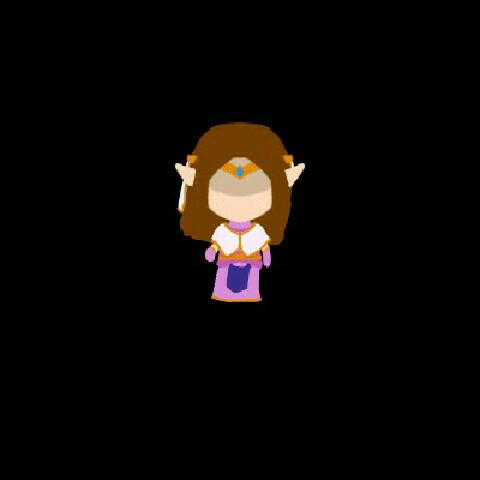 Zelda walking sprite by Silent-N on DeviantArt