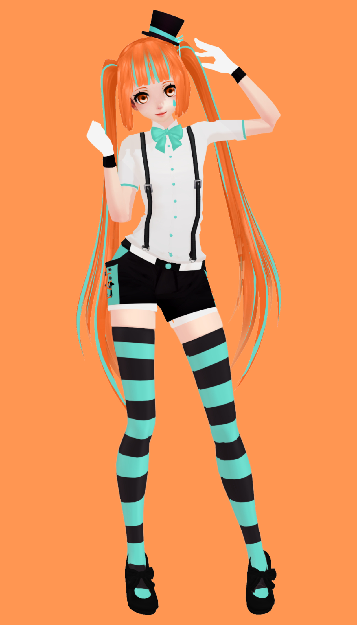 MMD Mrs. Pumpkin TDA by bellmoon1917 on DeviantArt
