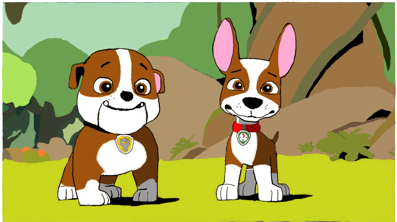 Rubble x Tracker by InfernusArts on DeviantArt