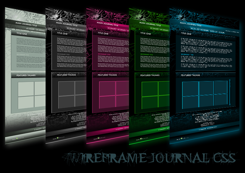 Wireframe Journal CSS FREE UPDATED 2014 by Elandria on DeviantArt