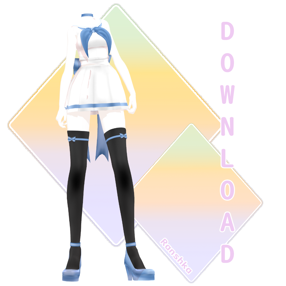 [MMD]- Cute Sailor Outfit [F2U] [REUPLOAD] by xRanshka on DeviantArt