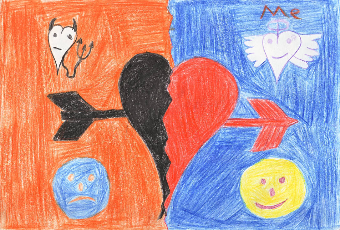 Evil VS Good by CyberChickonthemove on DeviantArt