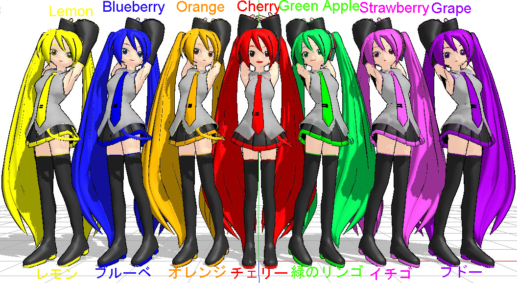 Miku Hatsune And Friends Names