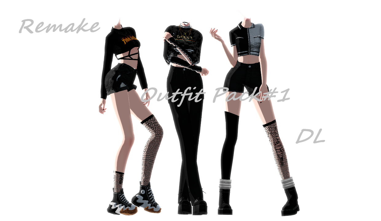 Outfit Pack #1 mmd dl (REMAKE) by vocaloid0110 on DeviantArt