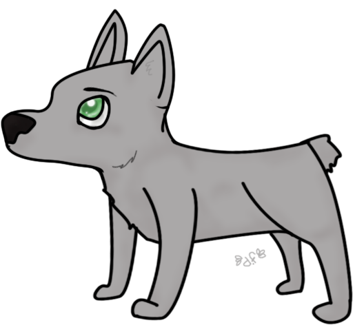 Durp dog chibi psd line-art by Dream8fly on DeviantArt
