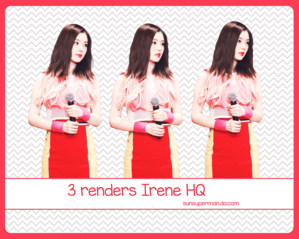 [ PACK RENDERS #3 ] IRENE by sunsuperman on DeviantArt