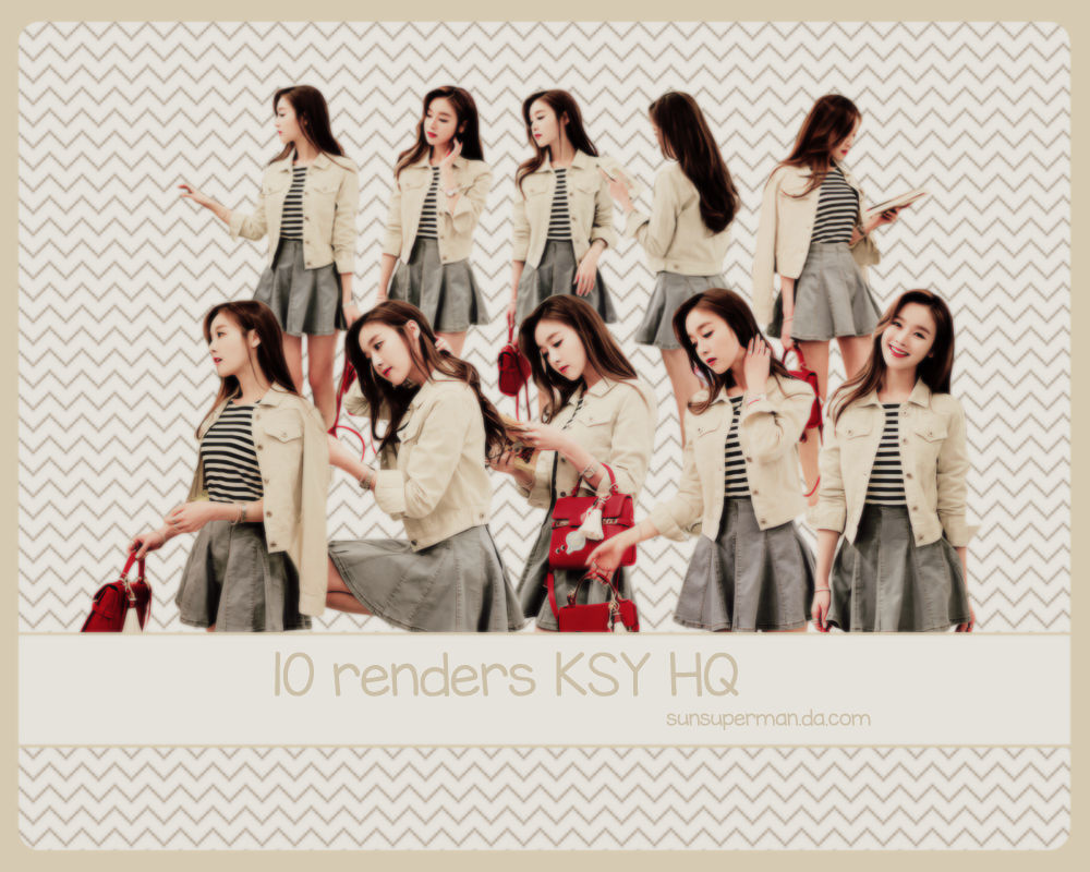 [ PACK RENDERS #14 ] Taking request - KSY by sunsuperman on DeviantArt