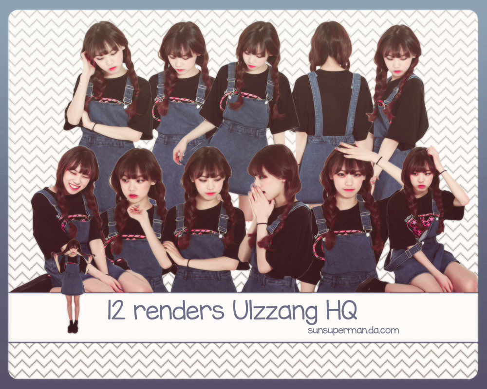 [ PACK RENDERS #9 ] Ulzzang by sunsuperman on DeviantArt