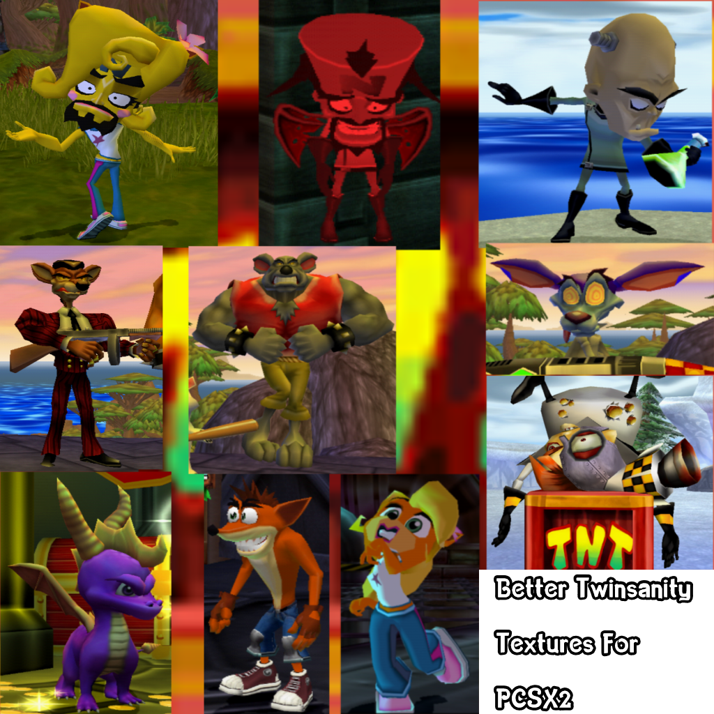 Better Twinsanity Textures (Only For PCSX2) by FreezyTheDragon on ...