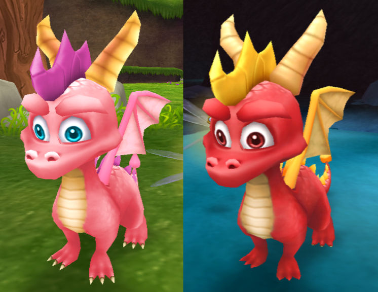 Ember And Flame In Spyro's Body (For AHT) by FreezyTheDragon on DeviantArt