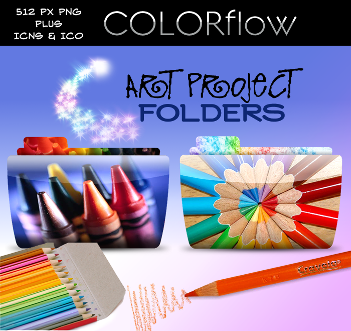 ColorFlow Art Project Folders by obamagirl on DeviantArt