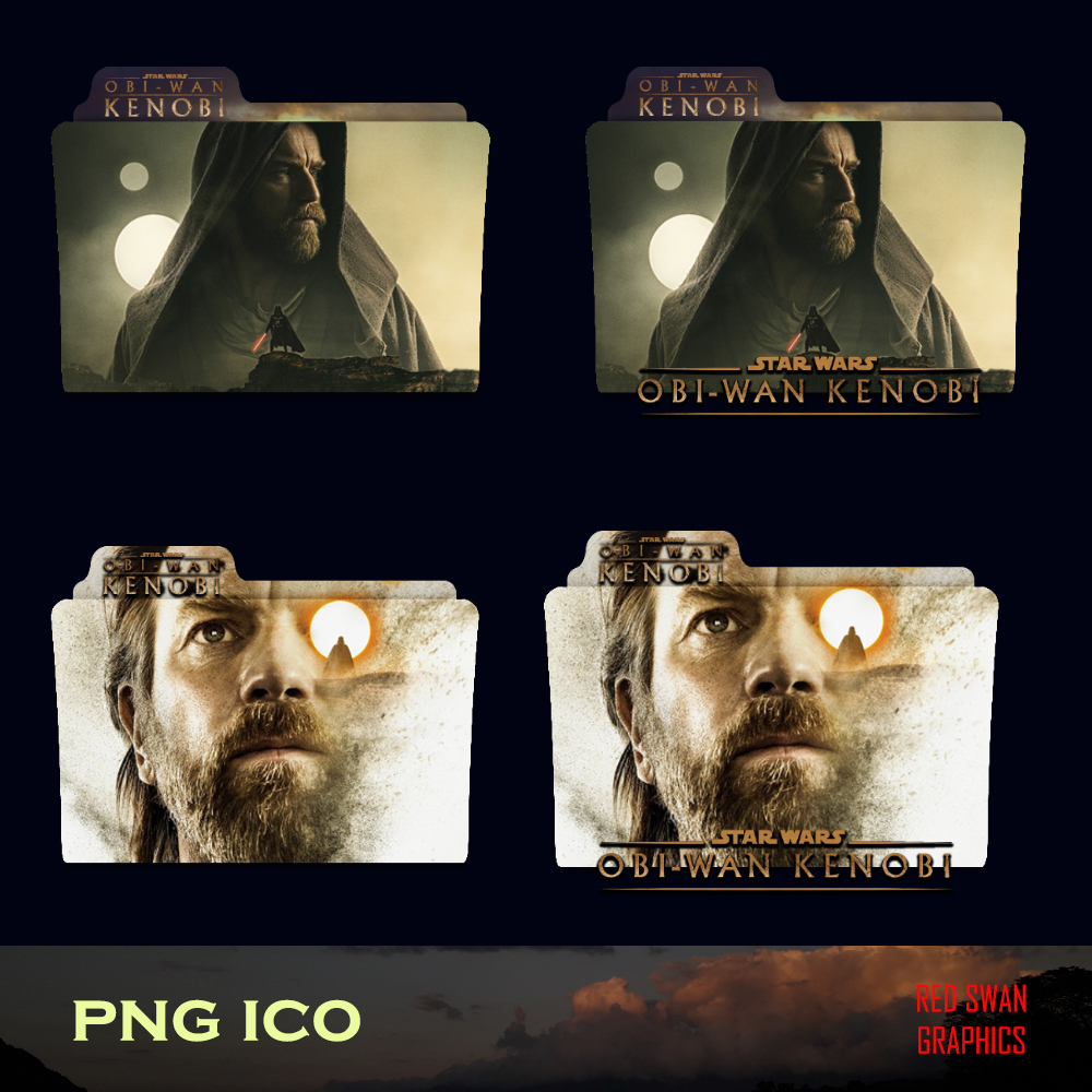 Obi-Wan Kenobi Folder Icons by AkilaEdirisinghe on DeviantArt