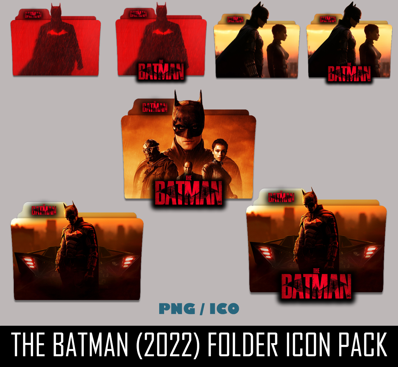 The Batman (2022) Folder Icons by AkilaEdirisinghe on DeviantArt