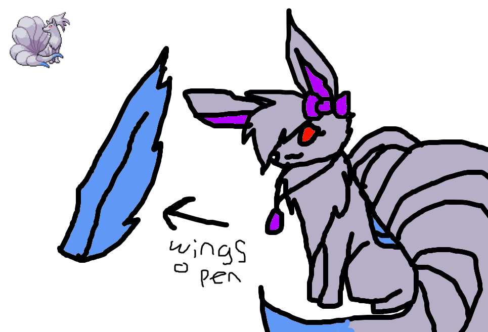 Eris the Shiny Ninetails by togekiss12 on DeviantArt