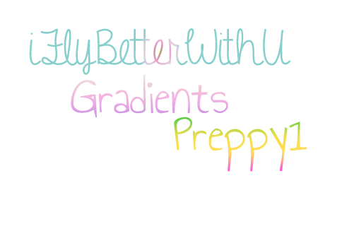 Preppy Gradient Pack 01 by iFlyBetterWithU on DeviantArt