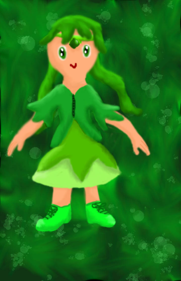 random green magical girl by Mermain123 on DeviantArt