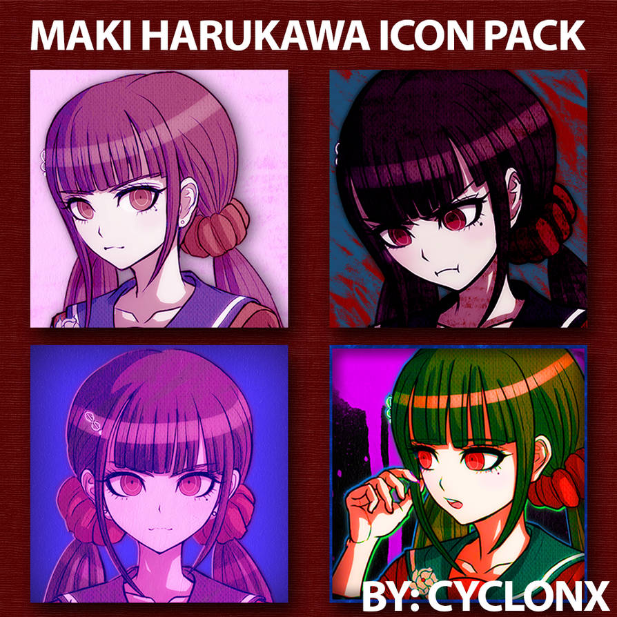 Maki Harukawa Icon Pack by CyclonX64 on DeviantArt Maki Harukawa Icon Pack by CyclonX64 on DeviantArt