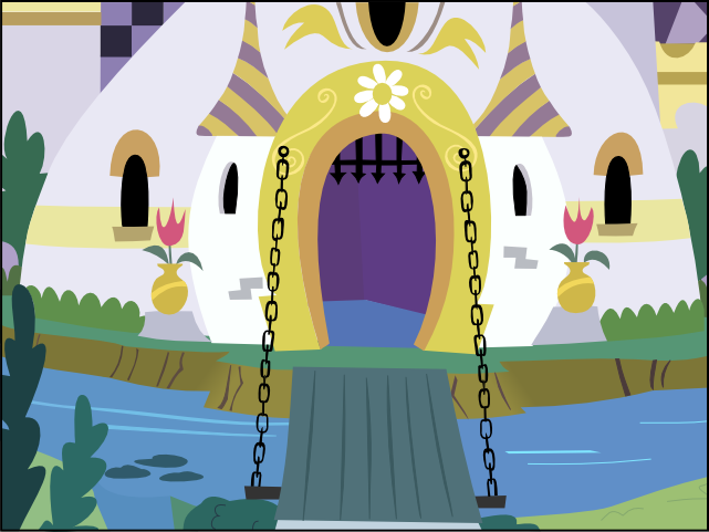 Canterlot Castle Vector Background by BakaBrony on DeviantArt