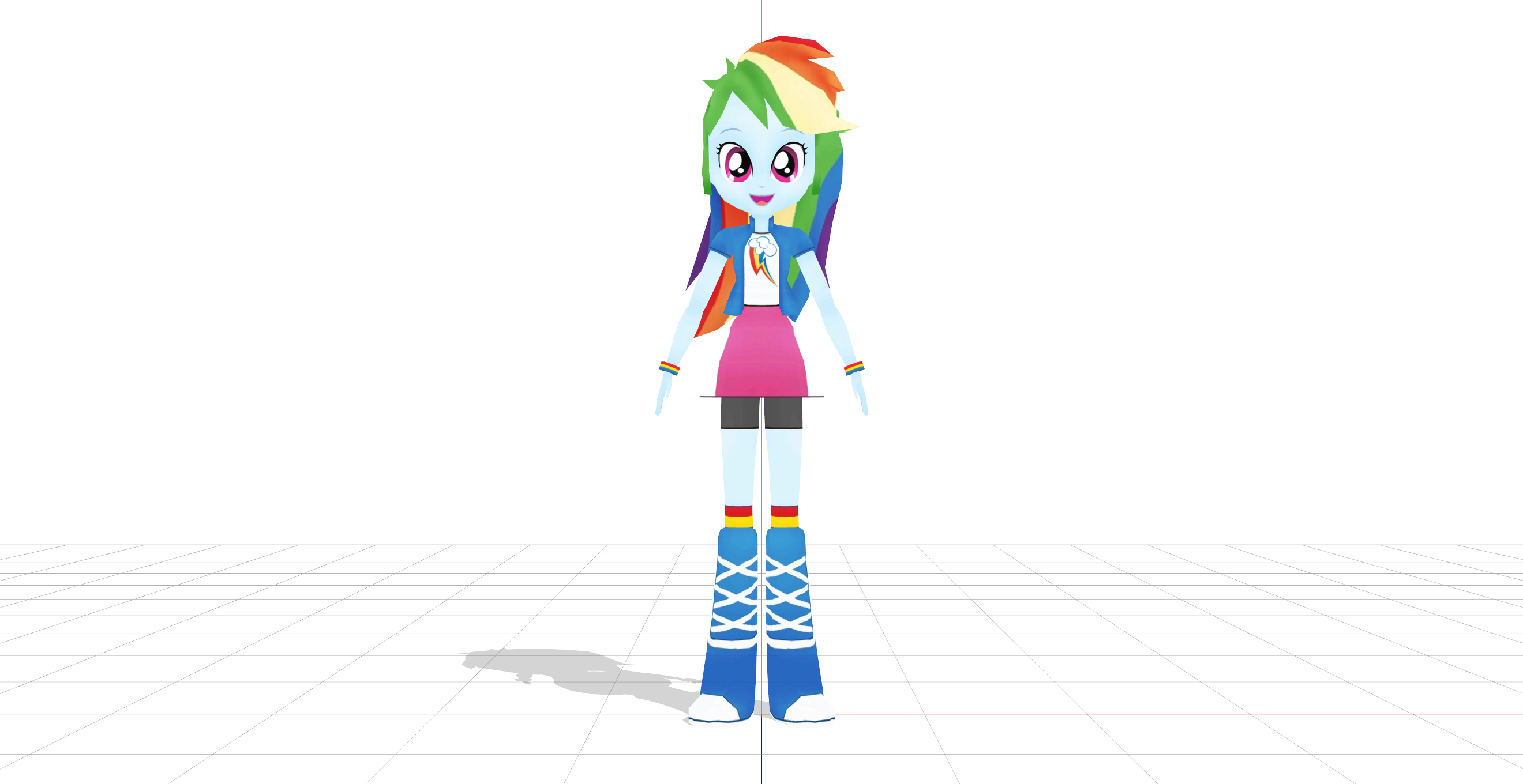 MMD Rainbow Dash (Unrigged) Download by MMD-Inklings on DeviantArt