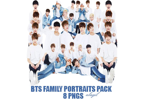 BTS FAMILY PORTRAIT PACK by abagil on DeviantArt