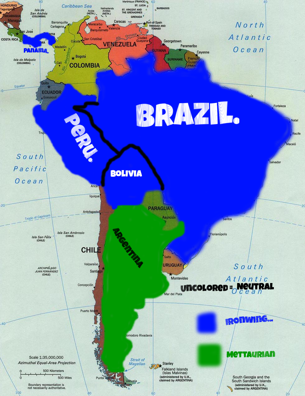 Map of Empires - South America by The-Ironwing-Kaiser on DeviantArt