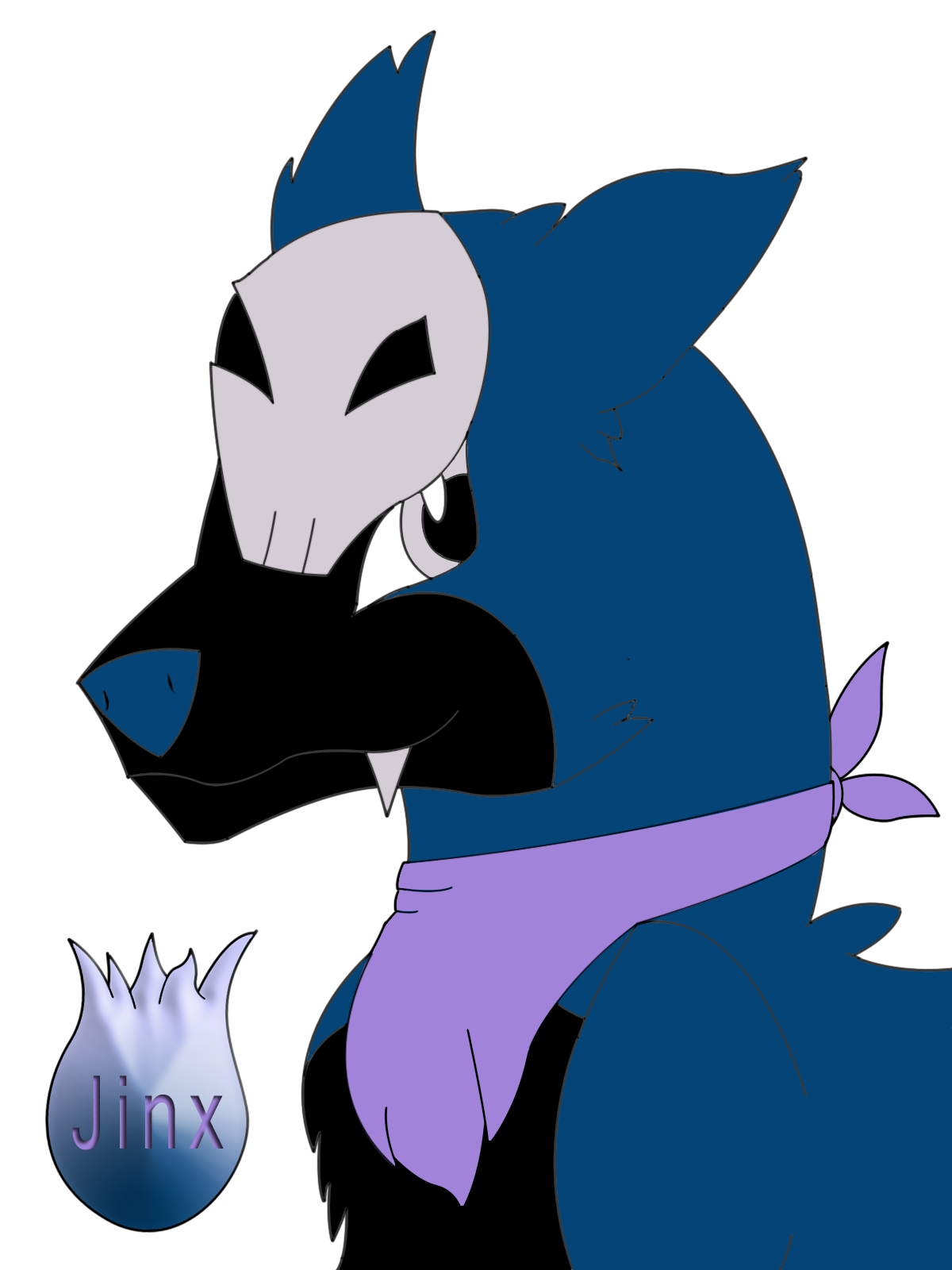 Jinx Portrait Flattened by WarforgedRemote on DeviantArt