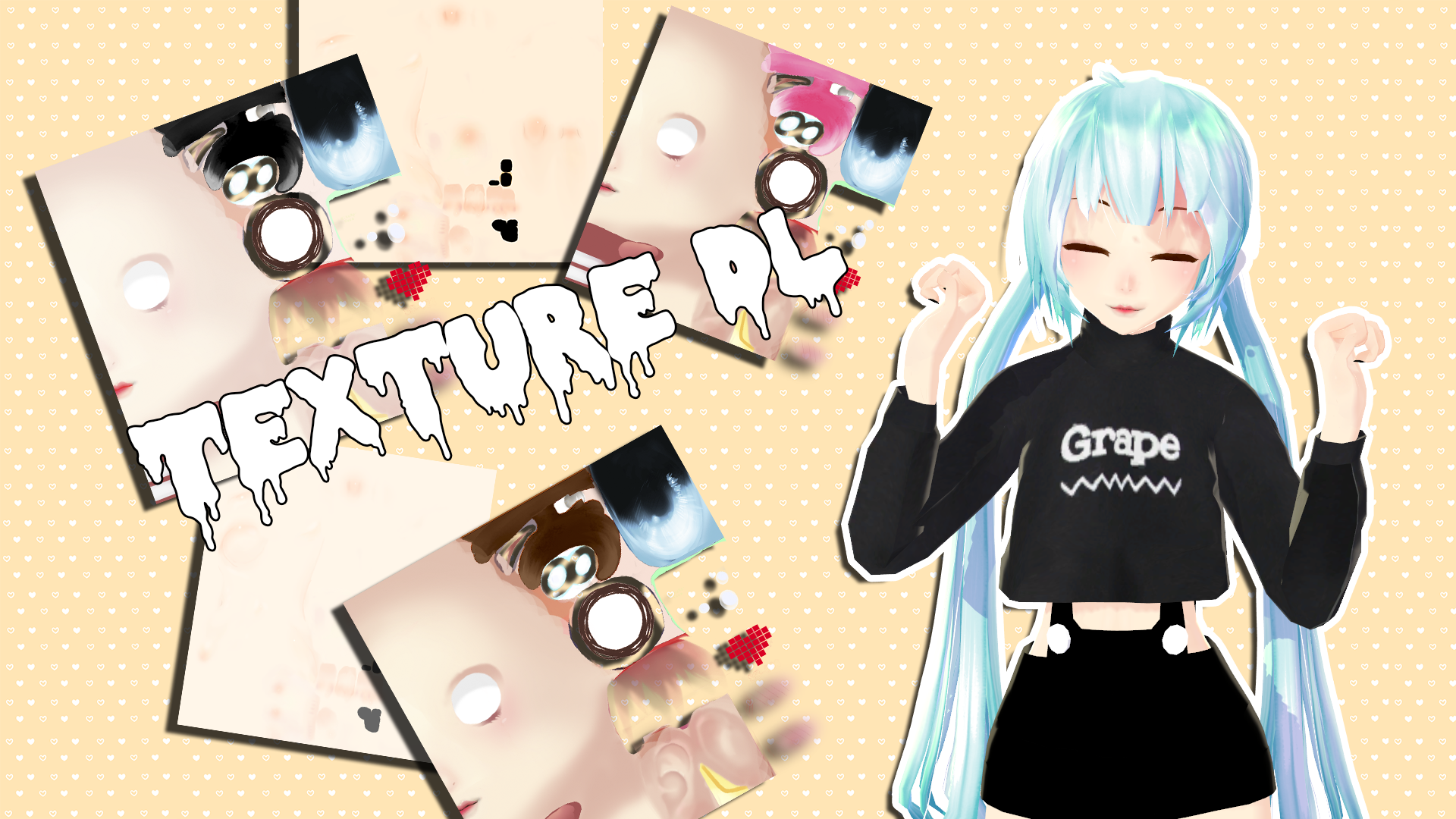 .:MMD:. Face Texture DL by SweetGirlRadioactive on DeviantArt