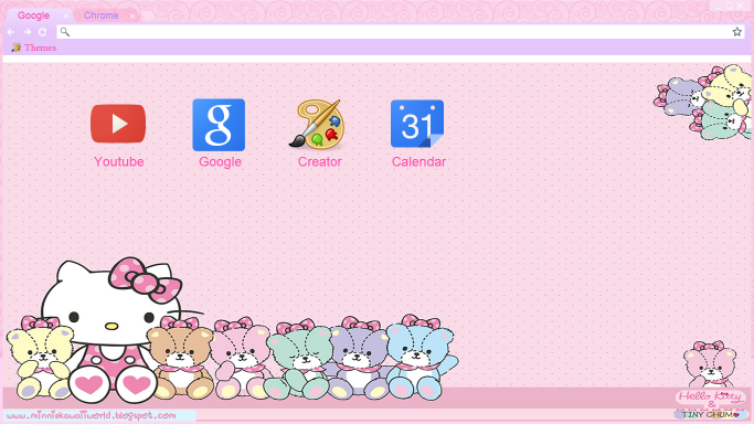 Hello Kitty Theme For Google Chrome by MinnieKawaiiTutos on DeviantArt