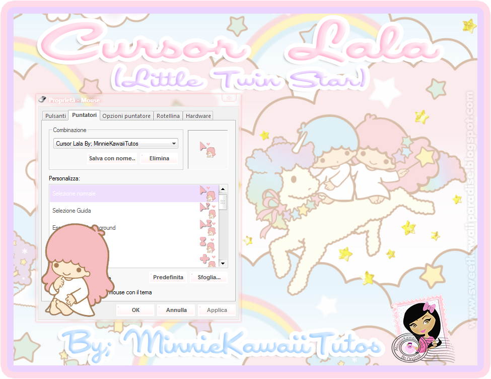 Cursor Lala Little Twin Stars by MinnieKawaiiTutos on DeviantArt