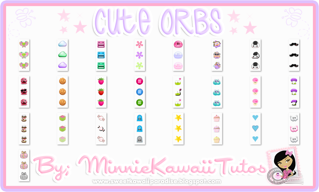 Pack De 25 Cute Orbs by MinnieKawaiiTutos on DeviantArt