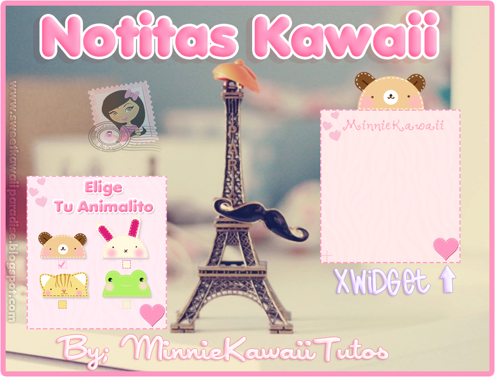 Kawaii Notes Xwidget by MinnieKawaiiTutos on DeviantArt